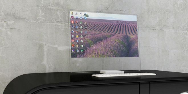 Crean monitor transparente para PC o MAC