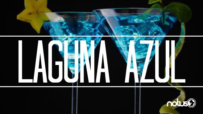 Prepara una refrescante Laguna Azul con vodka