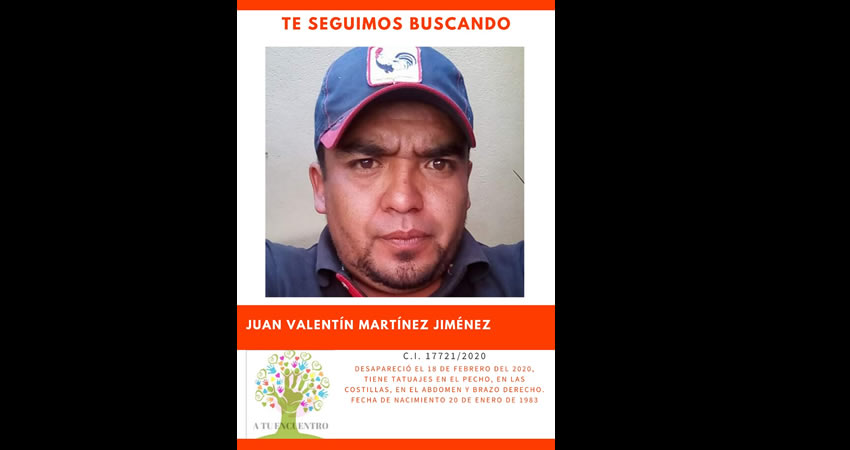 ¿Dónde está Valentín Martínez? | Periódico Notus