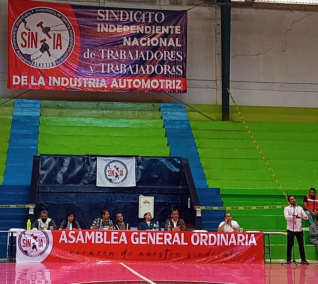 Desaprobación a SINTTIA en su asamblea ordinaria