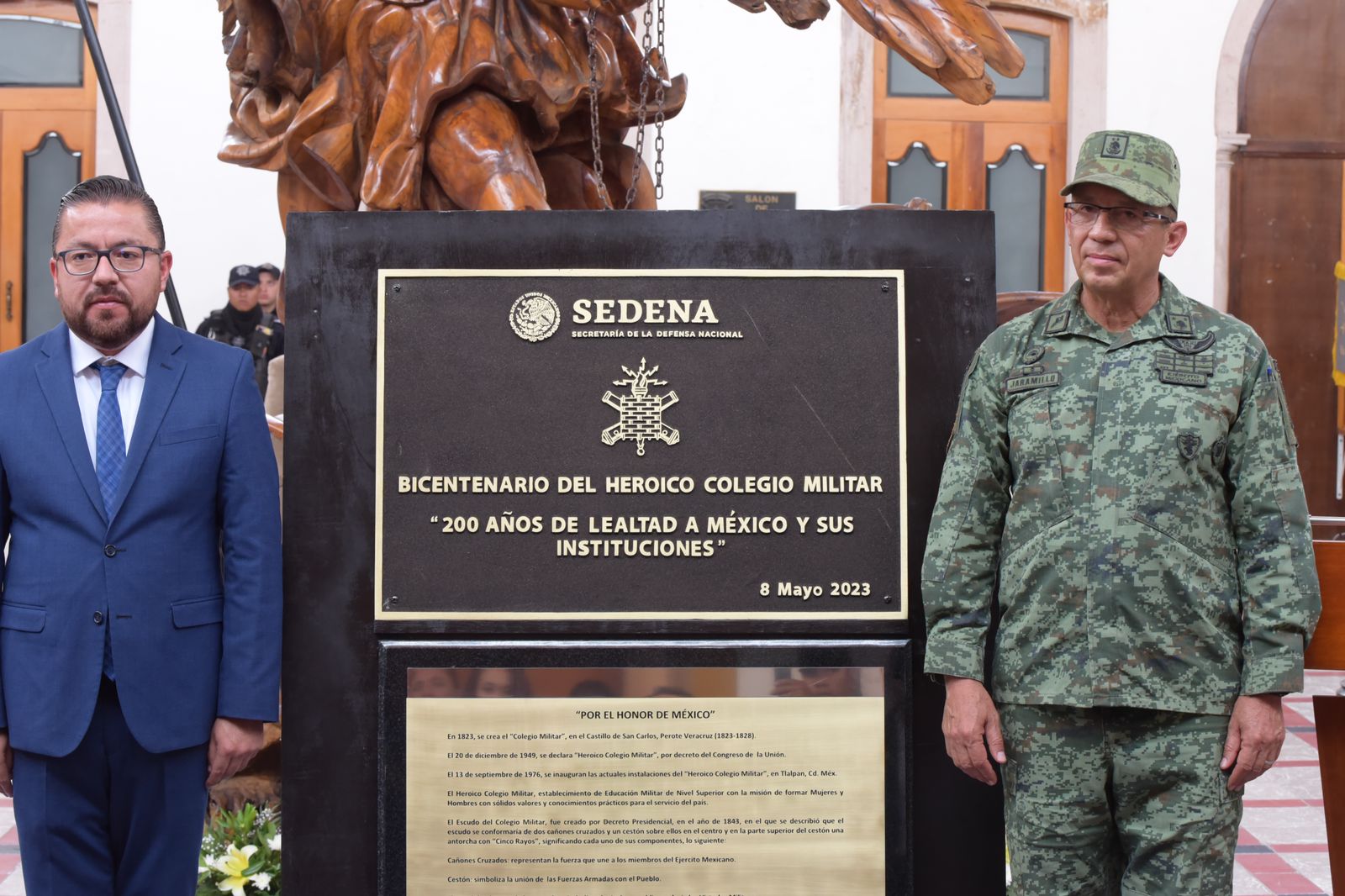Por su bicentenario hacen homenaje al Colegio Militar en Pénjamo - Periódico Notus