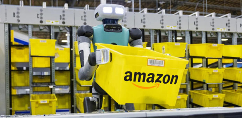Amazon tiene un nuevo robot humanoide capaz de cargar paquetes y un ...