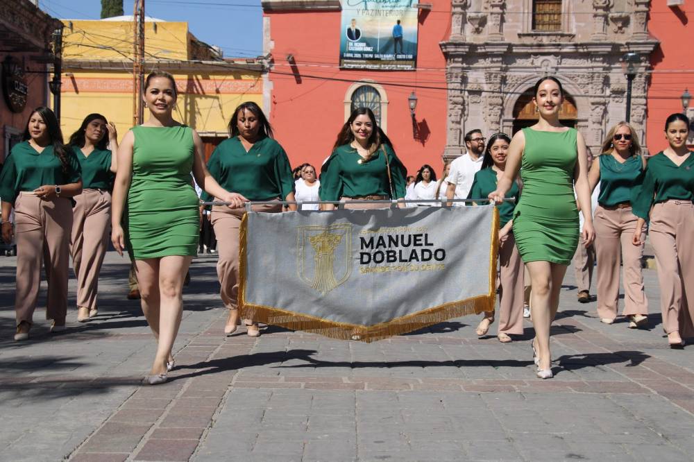 Manuel Doblado celebra 344 años con imponente desfile cívico-militar