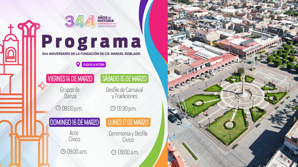 Manuel Doblado celebra 344 años de historia con un programa especial de ...
